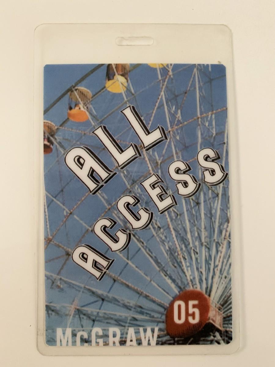 Tim McGraw 2005 All Access Pass | EstateSales.org