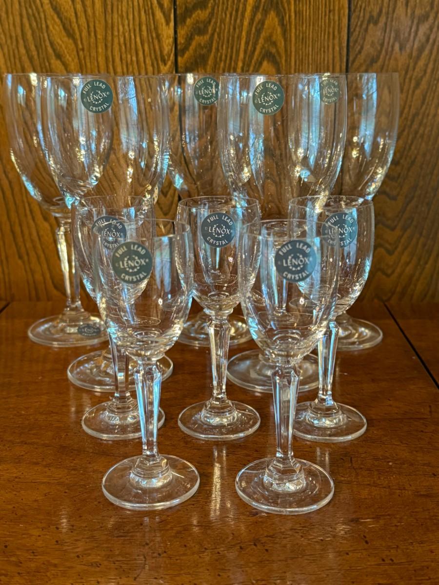 Lenox Crystal Wine Glasses and Port Glasses | EstateSales.org