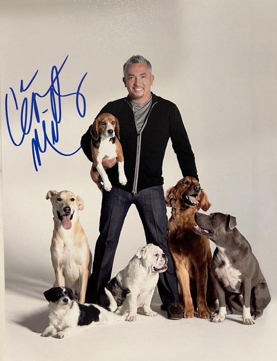 Dog Whisperer Cesar Milan signed photo | EstateSales.org