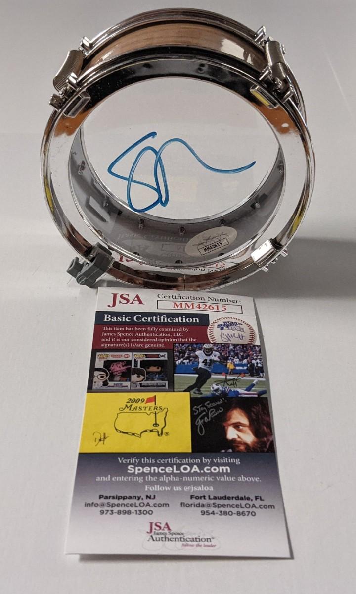 Black Crowes Steve Gorman Hand Signed Mini Drum. JSA Authenticated ...