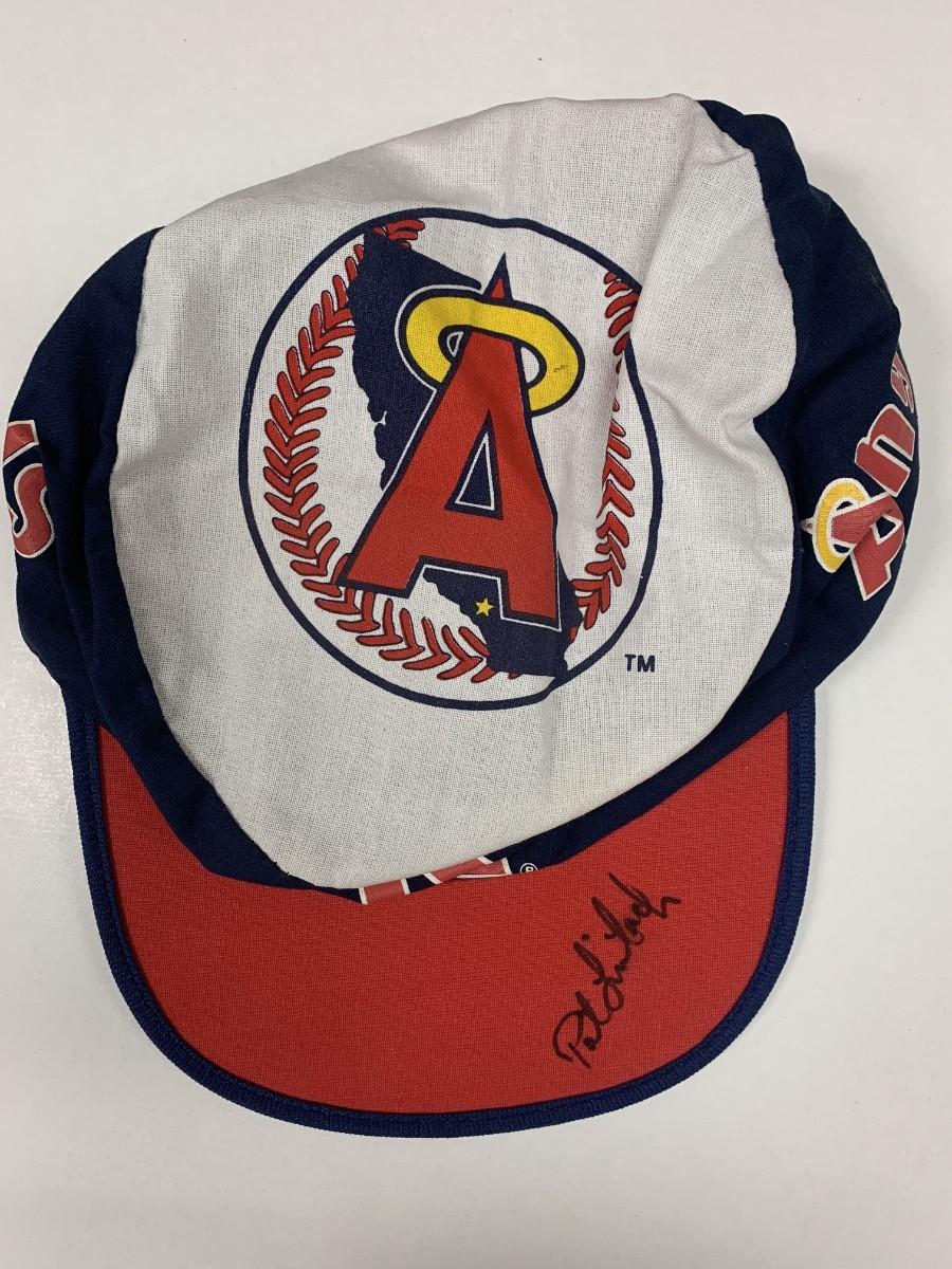 Pat Listach signed Angels hat JSA | EstateSales.org