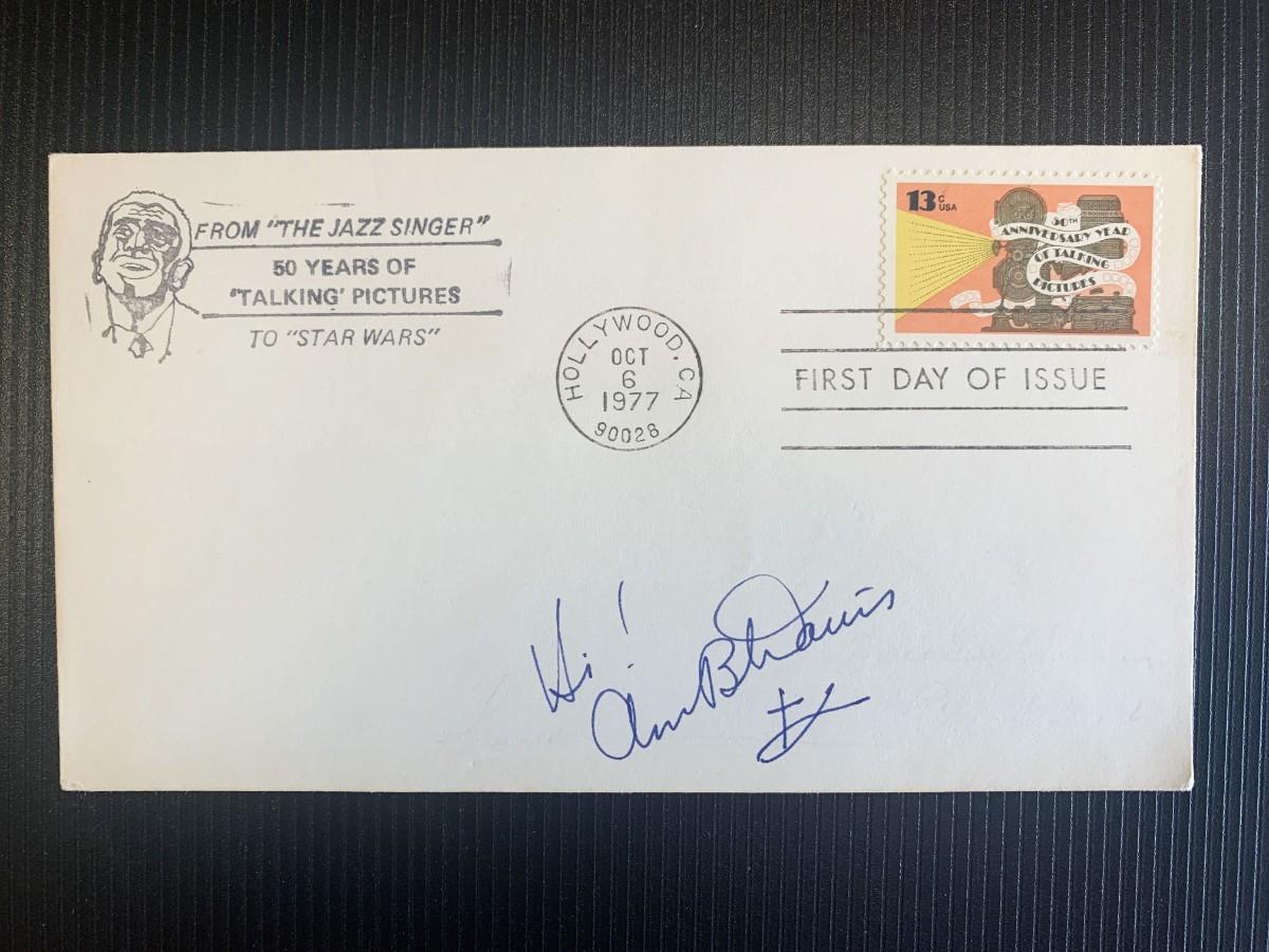 Ann Davis signed first day cover | EstateSales.org