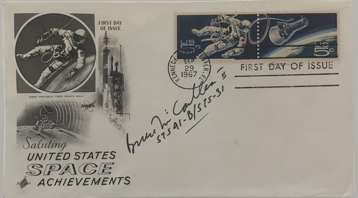 Astronaut Bruce McCandless II signed FDC | EstateSales.org