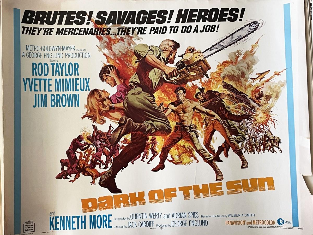 Dark of the Sun 1968 vintage movie poster | EstateSales.org
