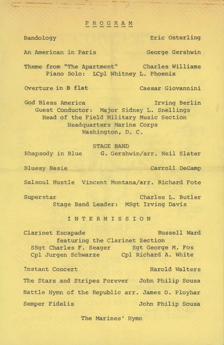 USMC signed program | EstateSales.org