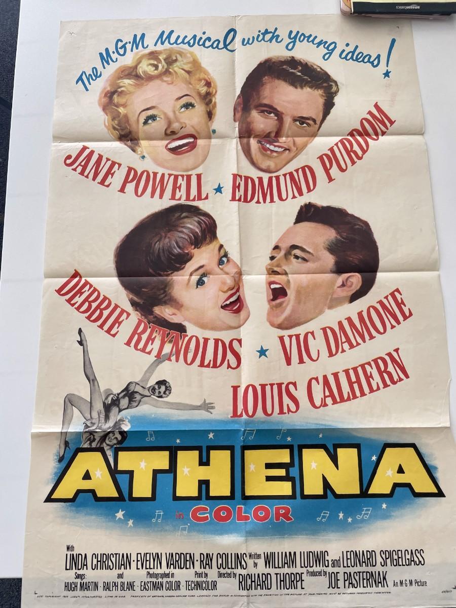 Athena 1954 vintage movie poster | EstateSales.org
