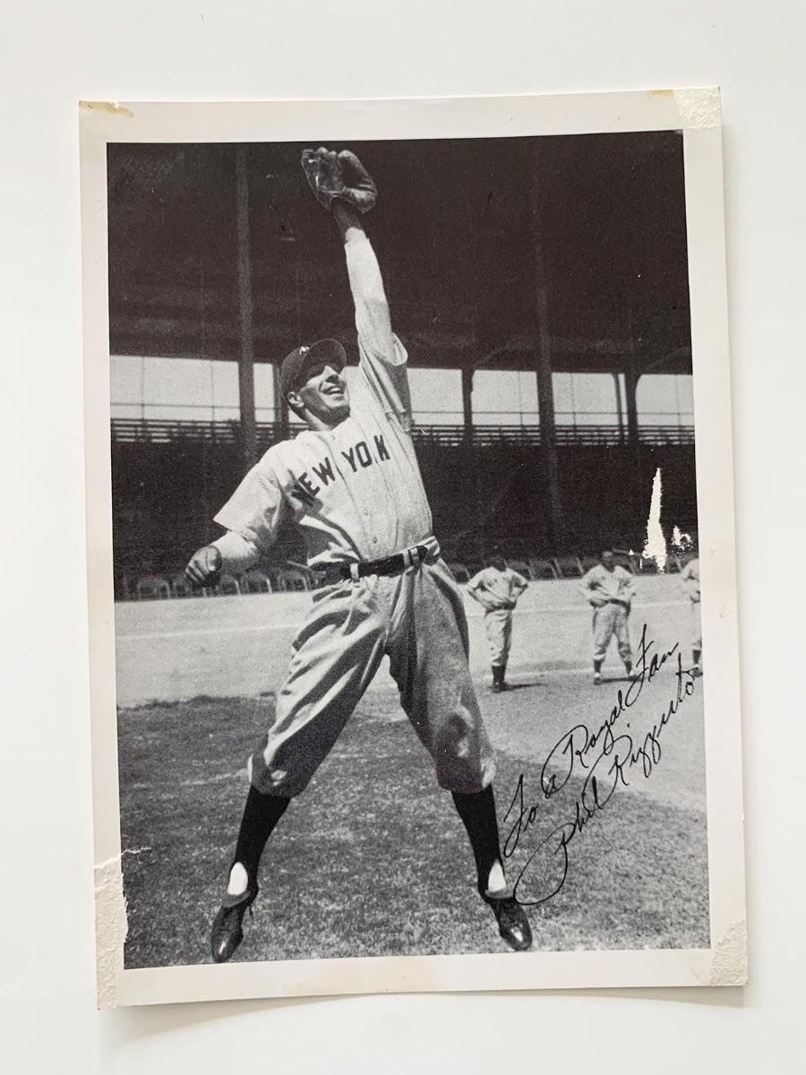 New York Yankees Phil Rizzuto signed photo | EstateSales.org