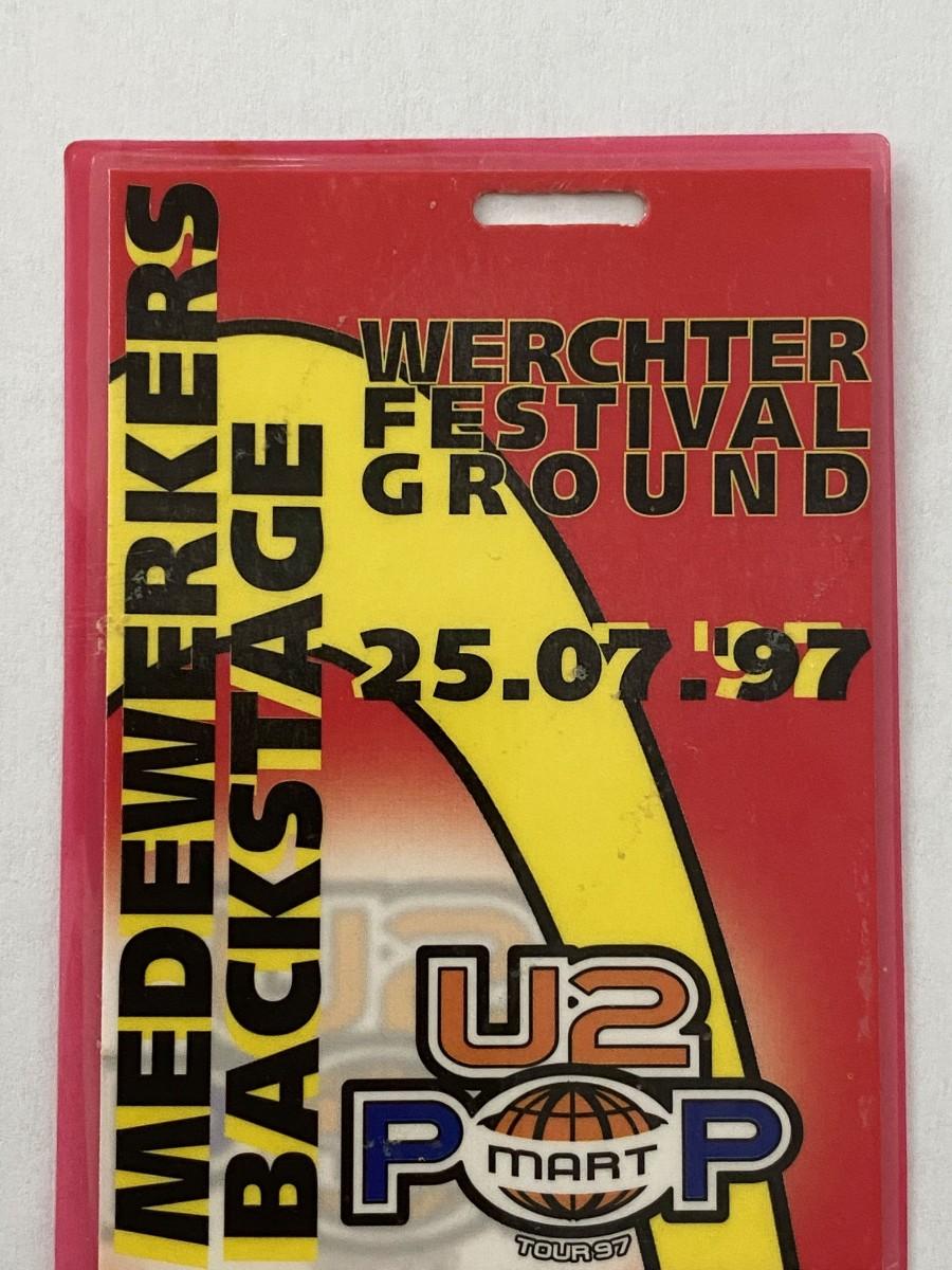 U2 '97 PopMart Backstage Pass | EstateSales.org