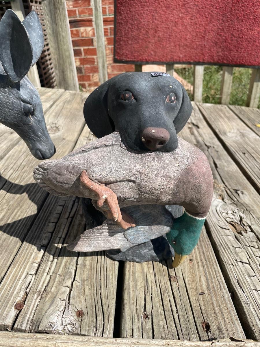 Lab yard art | EstateSales.org