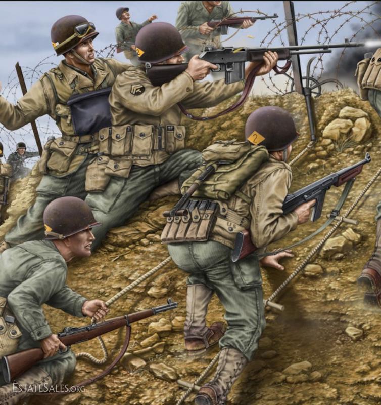 World War 2 Military Art Print | EstateSales.org