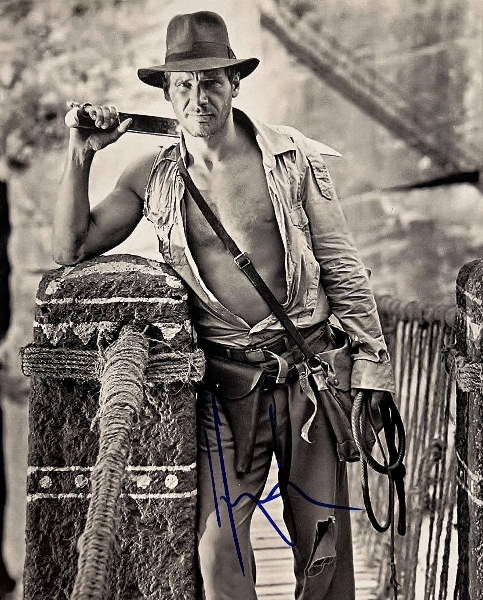 Indiana Jones Harrison Ford signed photo | EstateSales.org