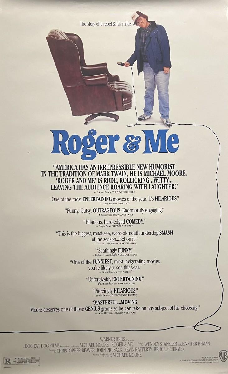 Roger & Me 1989 original movie poster | EstateSales.org