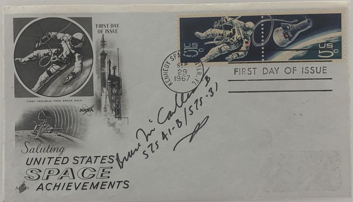 Astronaut Bruce McCandless II signed FDC | EstateSales.org