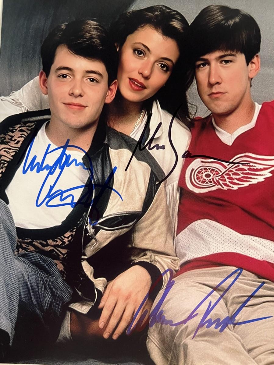 Ferris Bueller's Day Off cast signed movie photo | EstateSales.org