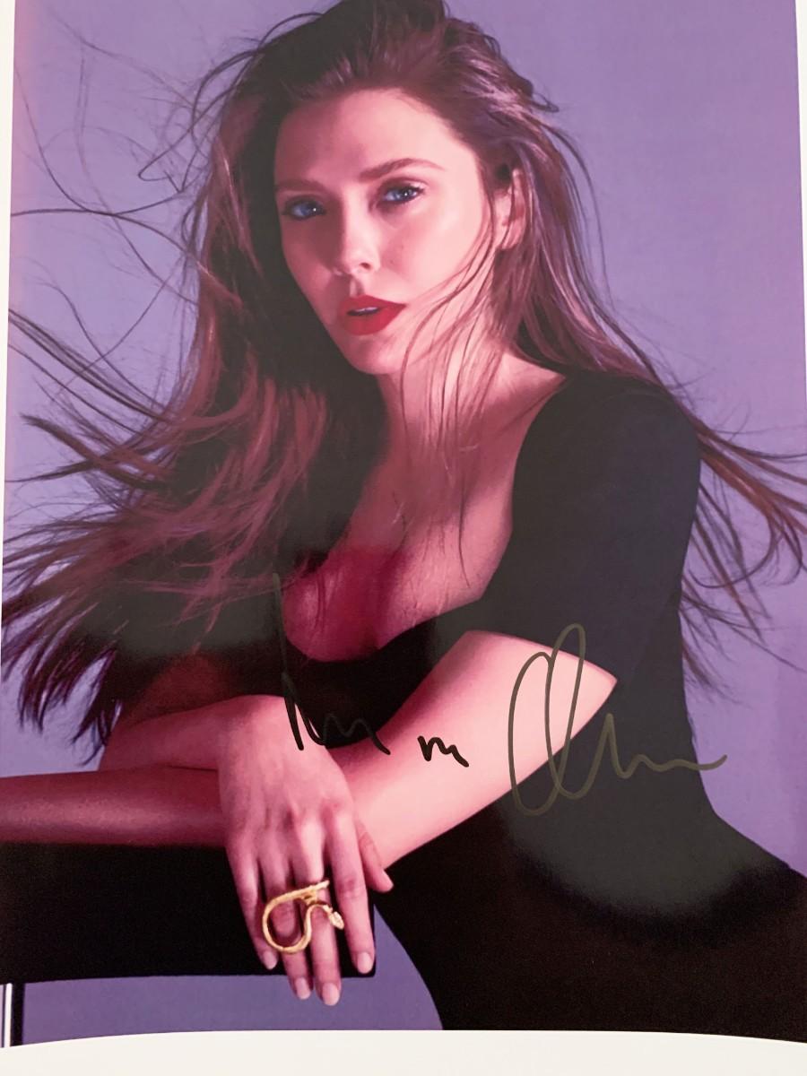 Elizabeth Olsen signed photo | EstateSales.org