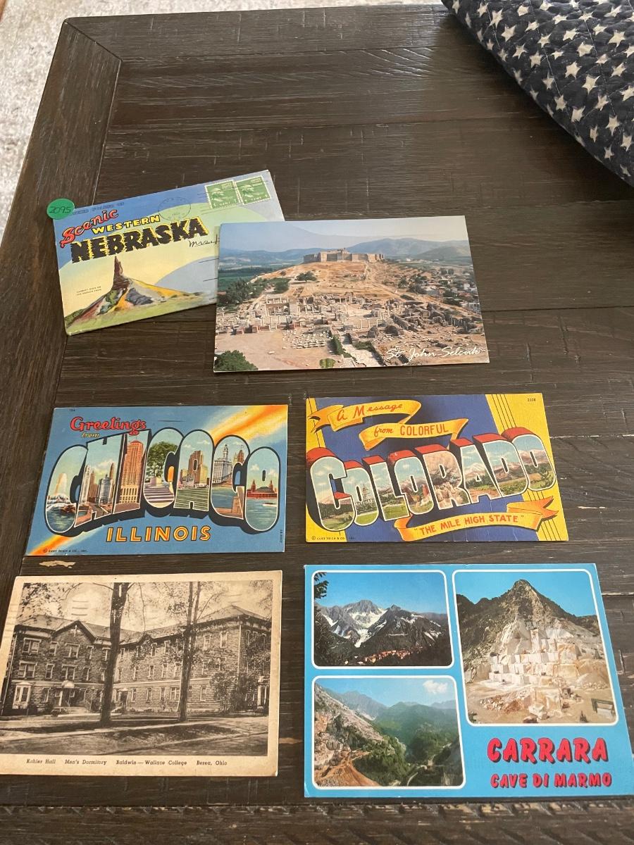 Previously used postcards | EstateSales.org