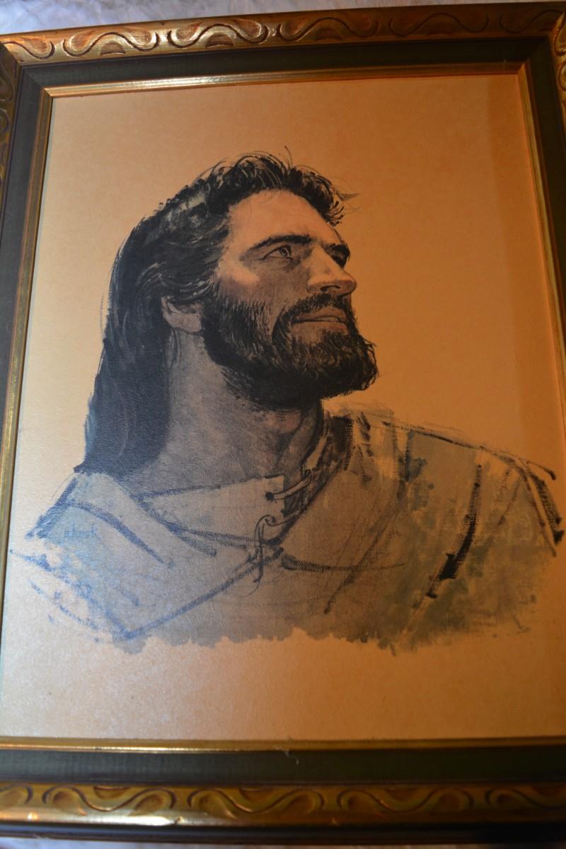 Richard Hook Jesus Painting | EstateSales.org