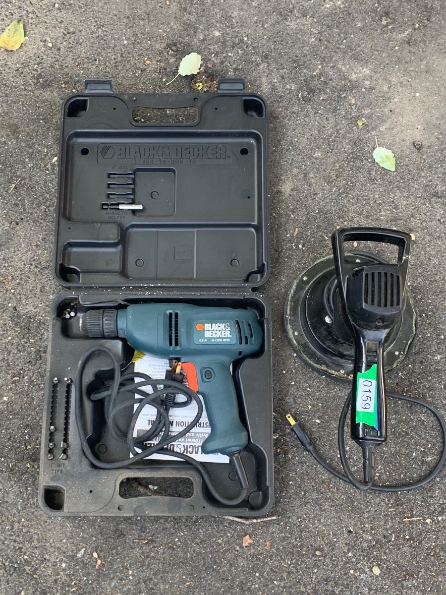 Power Drill And Car Buffer