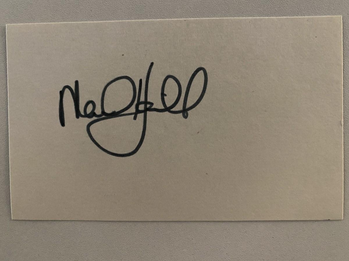 Mark Hamill original signature | EstateSales.org