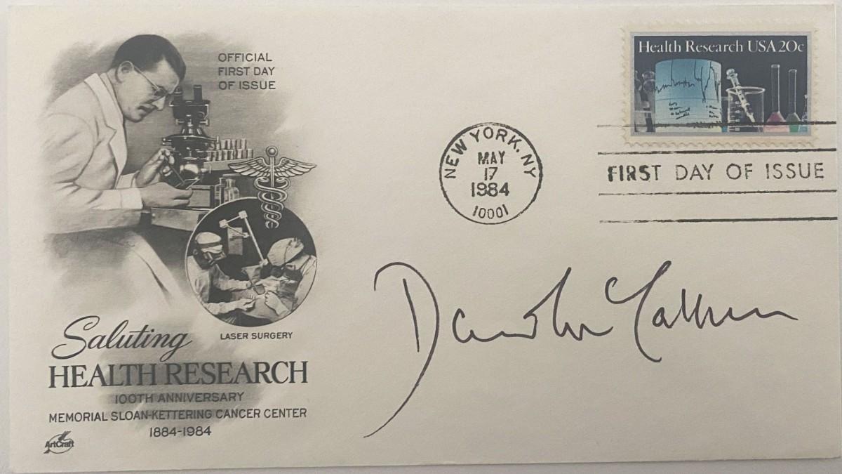 Actor and Musician David McCallum signed first day cover | EstateSales.org