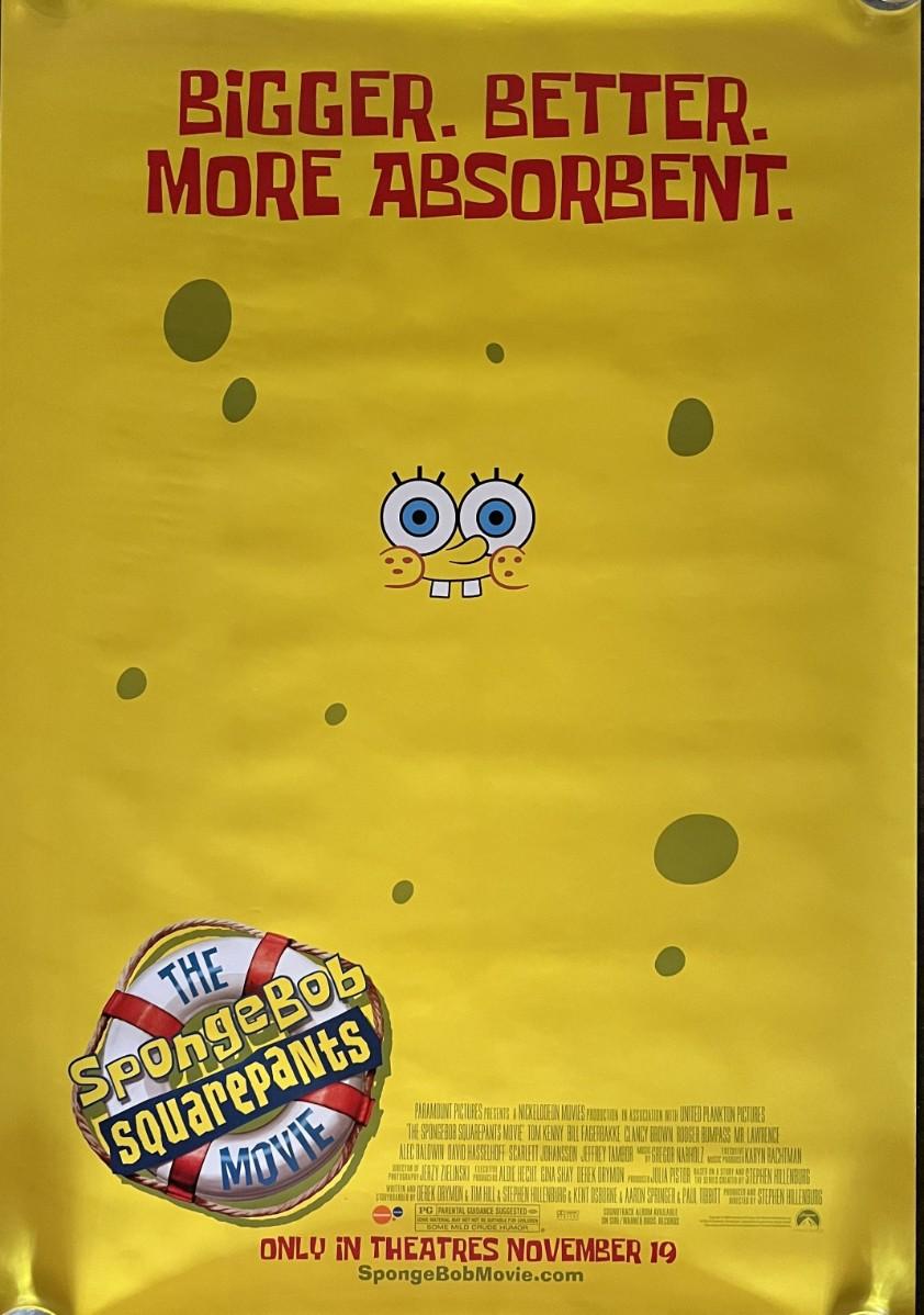 SpongeBob Square Pants original movie poster | EstateSales.org