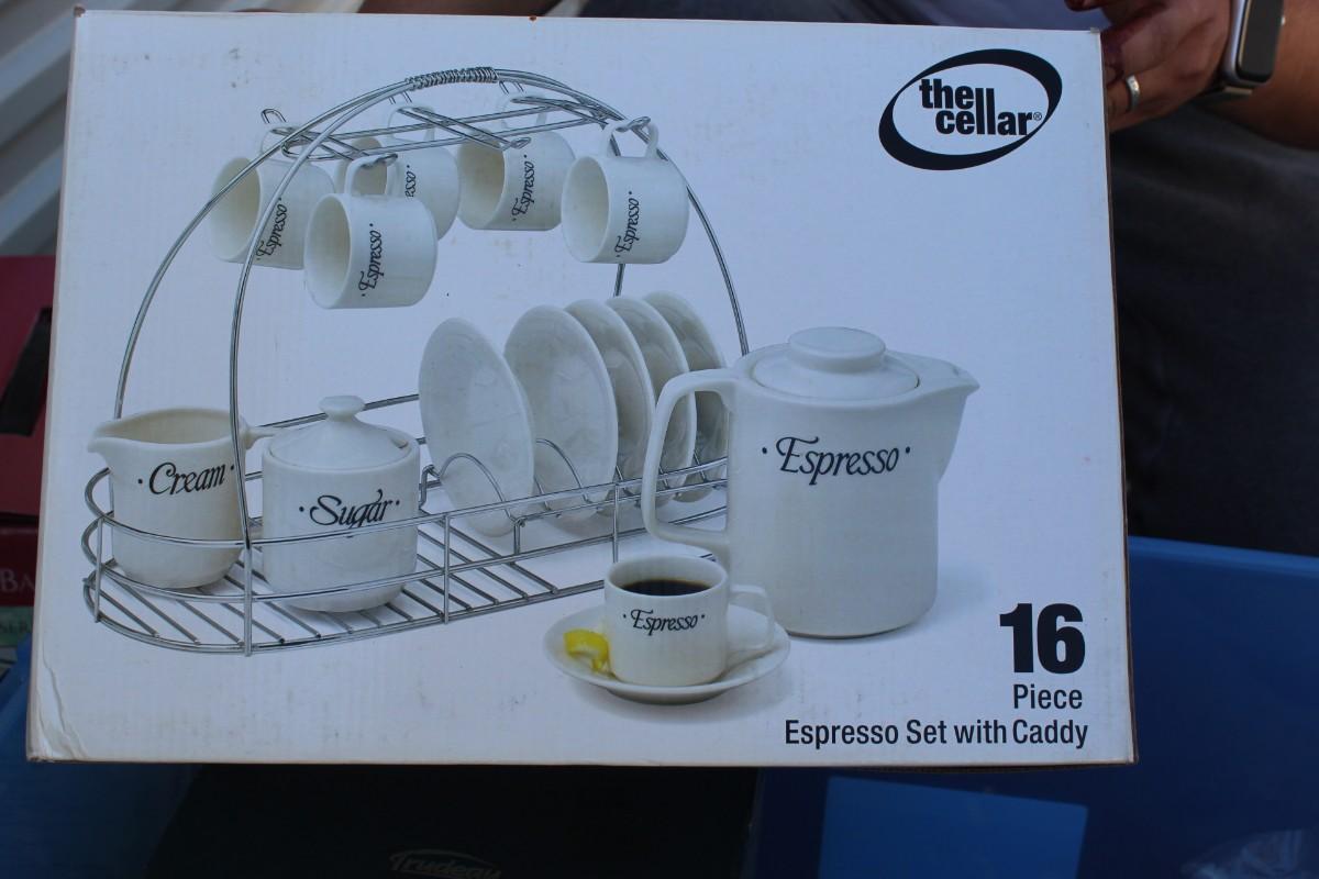 The Cellar Expresso set with Caddy | EstateSales.org