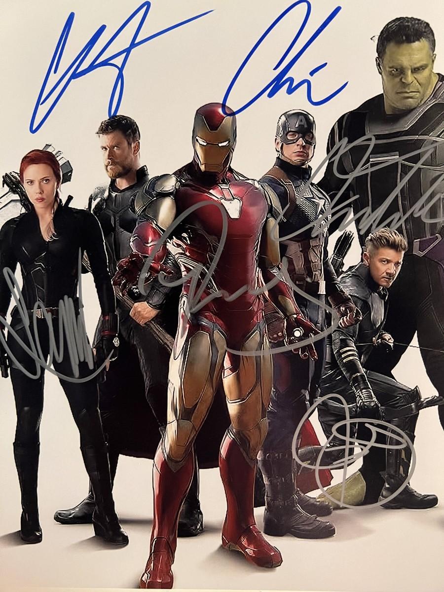 The Avengers cast signed photo | EstateSales.org