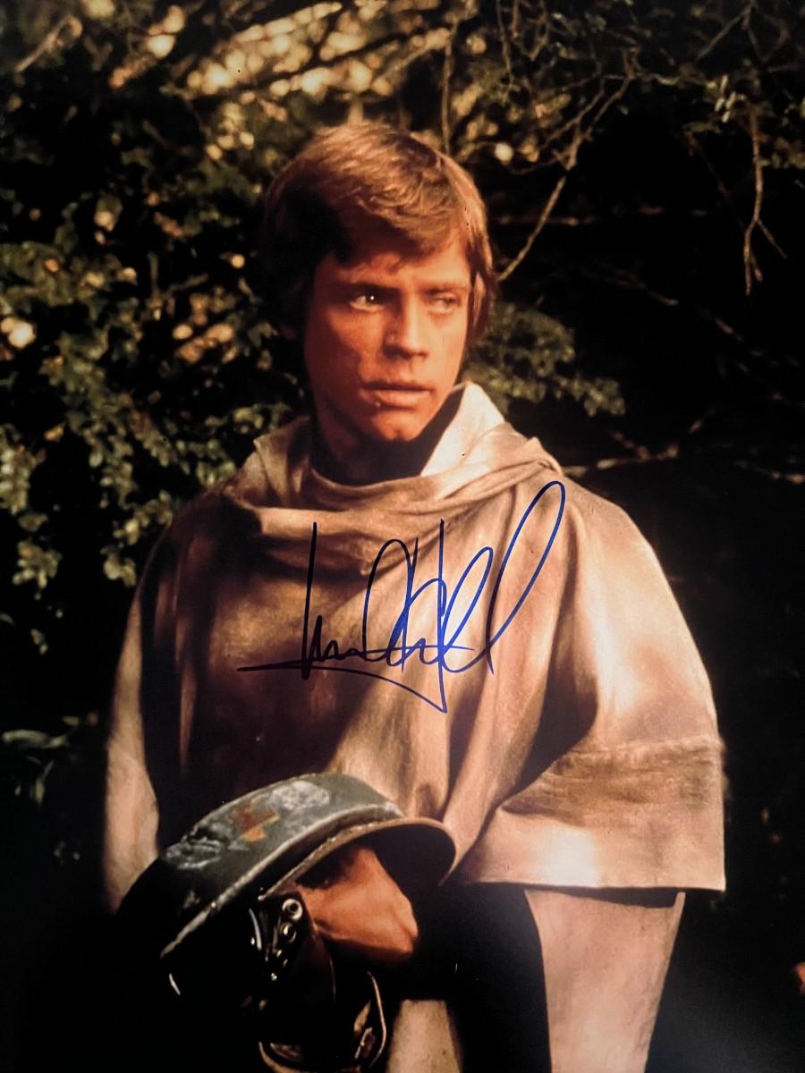 Star Wars Mark Hamill signed photo | EstateSales.org