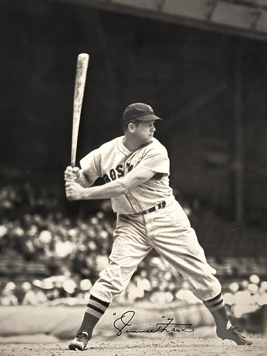 Boston Red Sox Jimmie Foxx facsimile signed photo | EstateSales.org