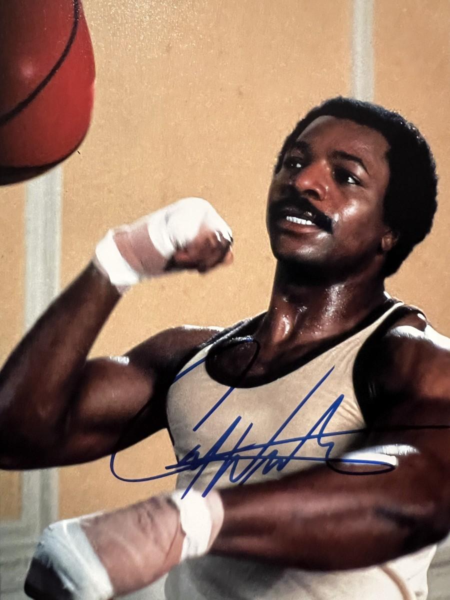 Rocky Carl Weathers signed photo | EstateSales.org