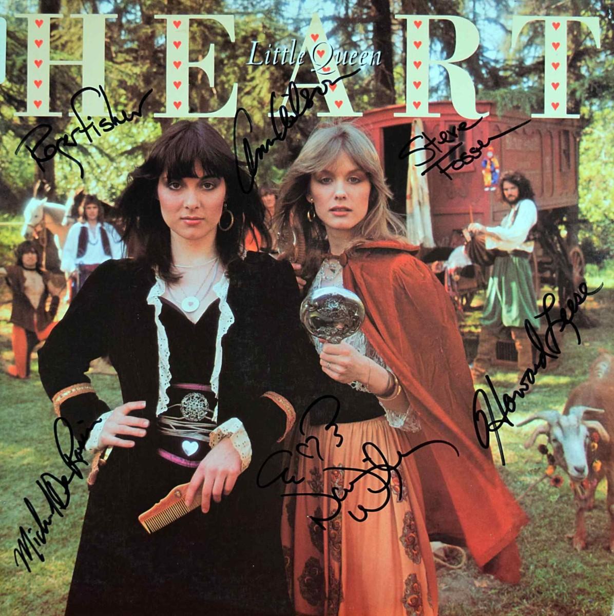 Heart signed Little Queen album | EstateSales.org