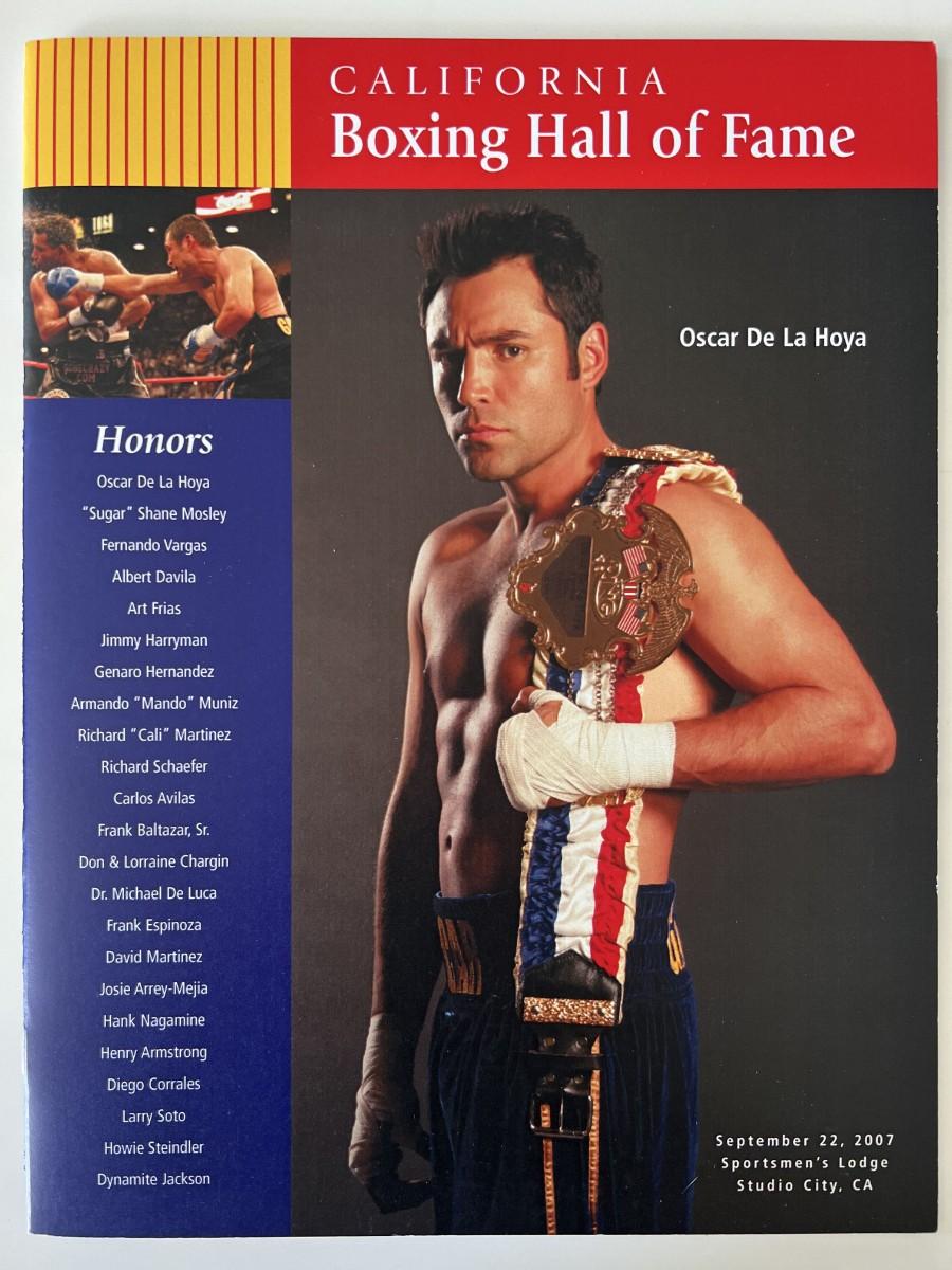 California Boxing Hall of Fame Oscar De La Hoya magazine | EstateSales.org