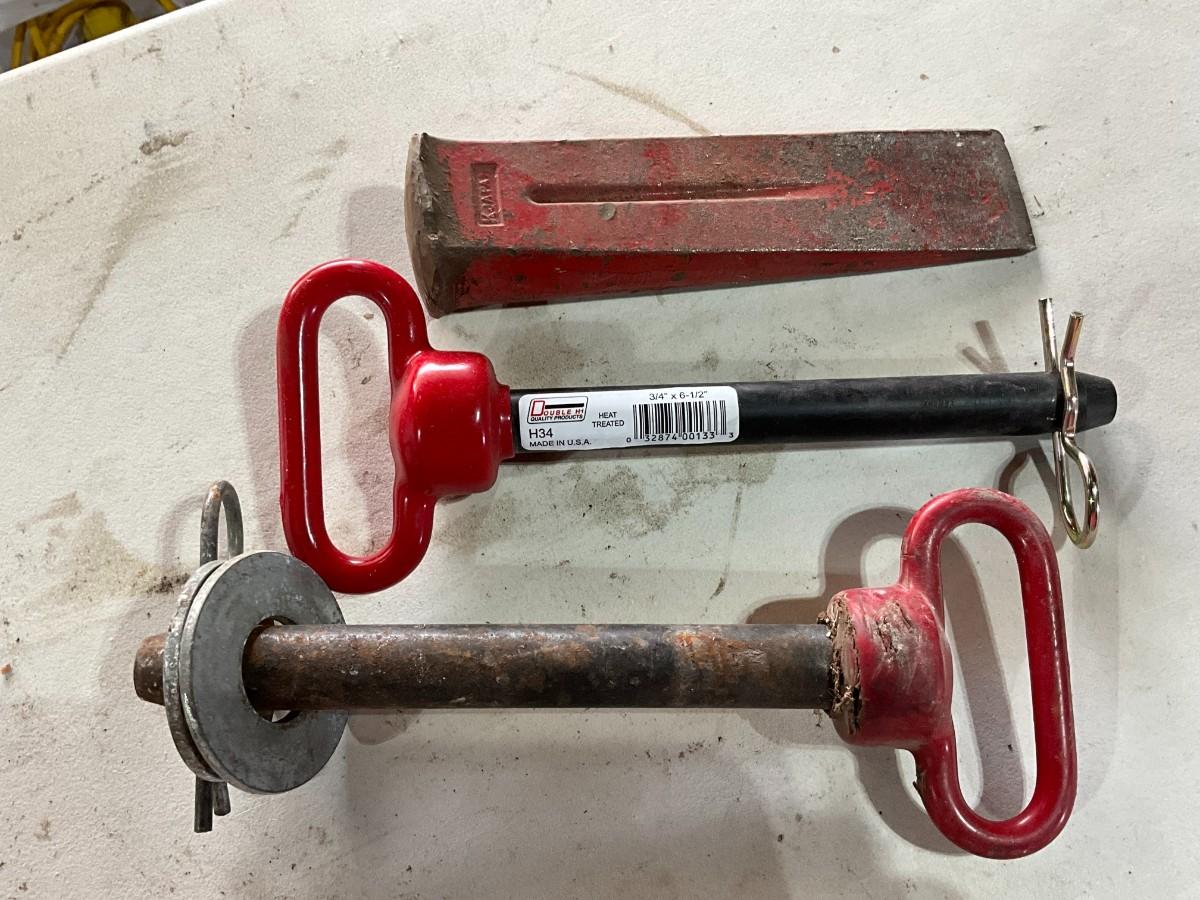 Clevis Pins, and chisel | EstateSales.org