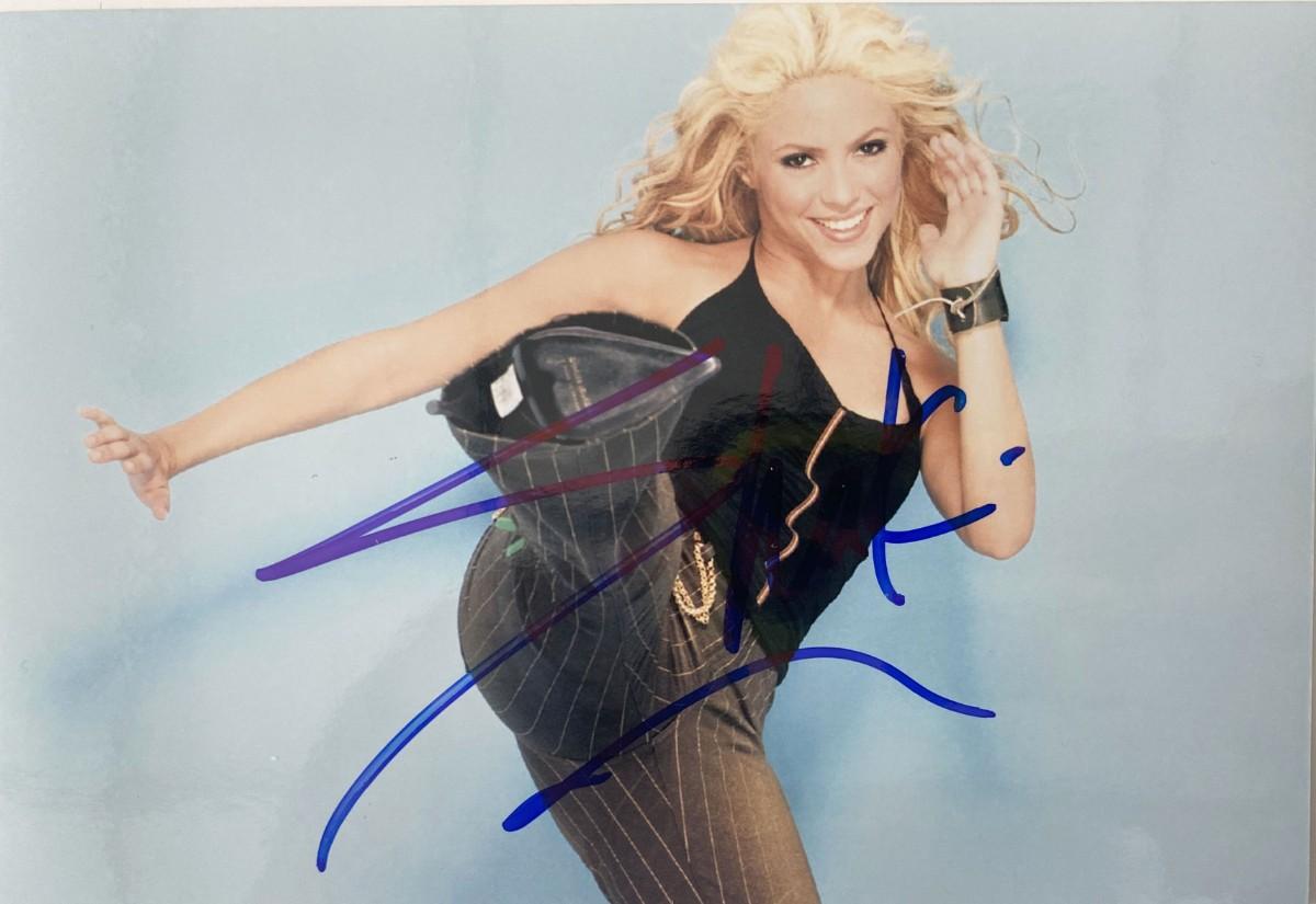 Shakira signed photo | EstateSales.org