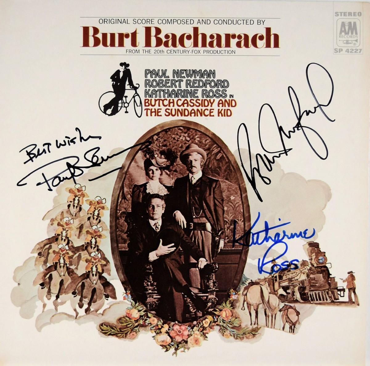 Butch Cassidy And The Sundance Kid signed soundtrack | EstateSales.org