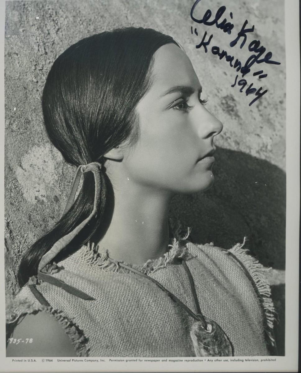 Island of the Blue Dolphins Celia Kaye signed movie photo | EstateSales.org