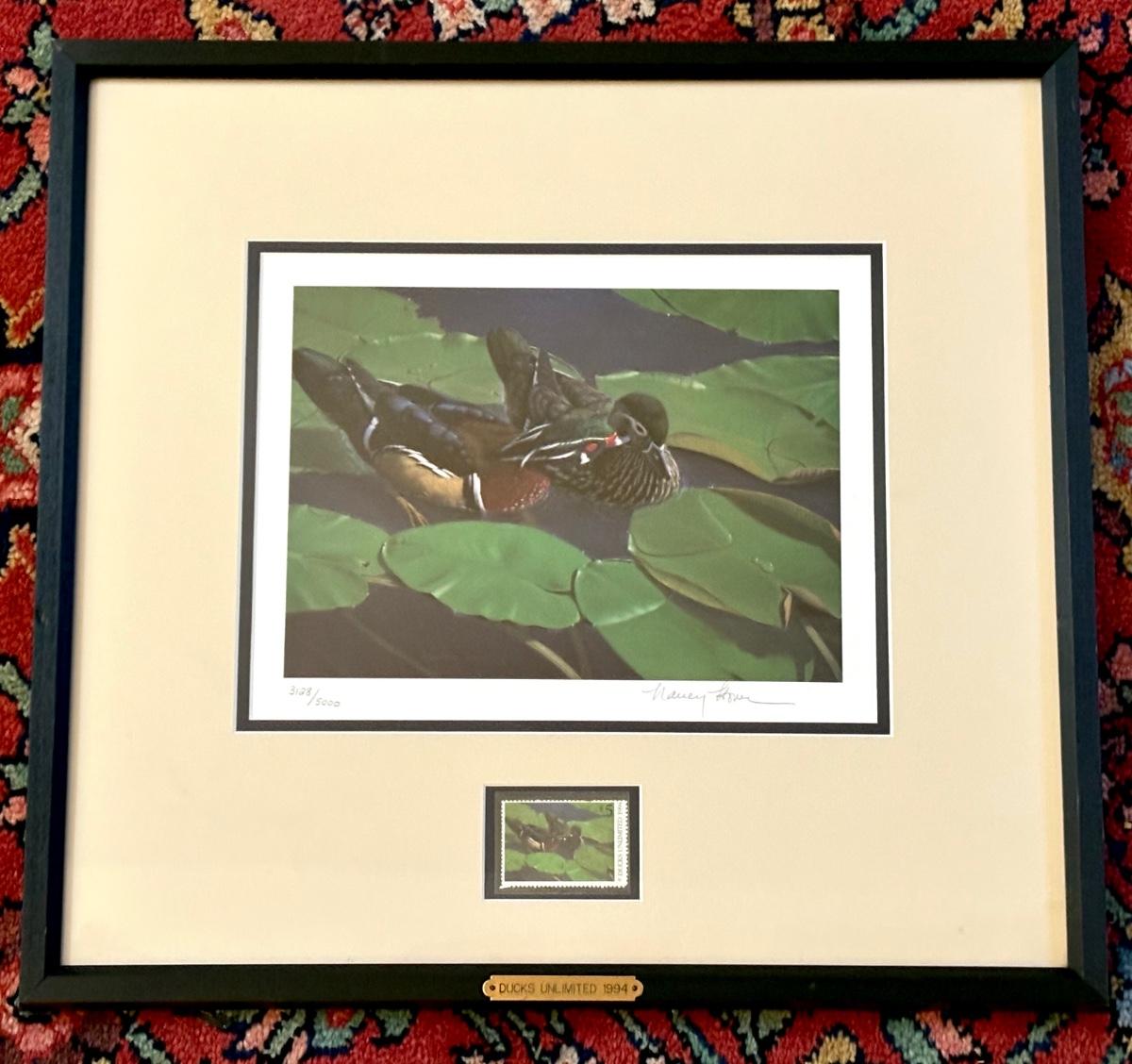 1994 Ducks Unlimited 11th Annual Stamp and Signed, Numbered Print by ...