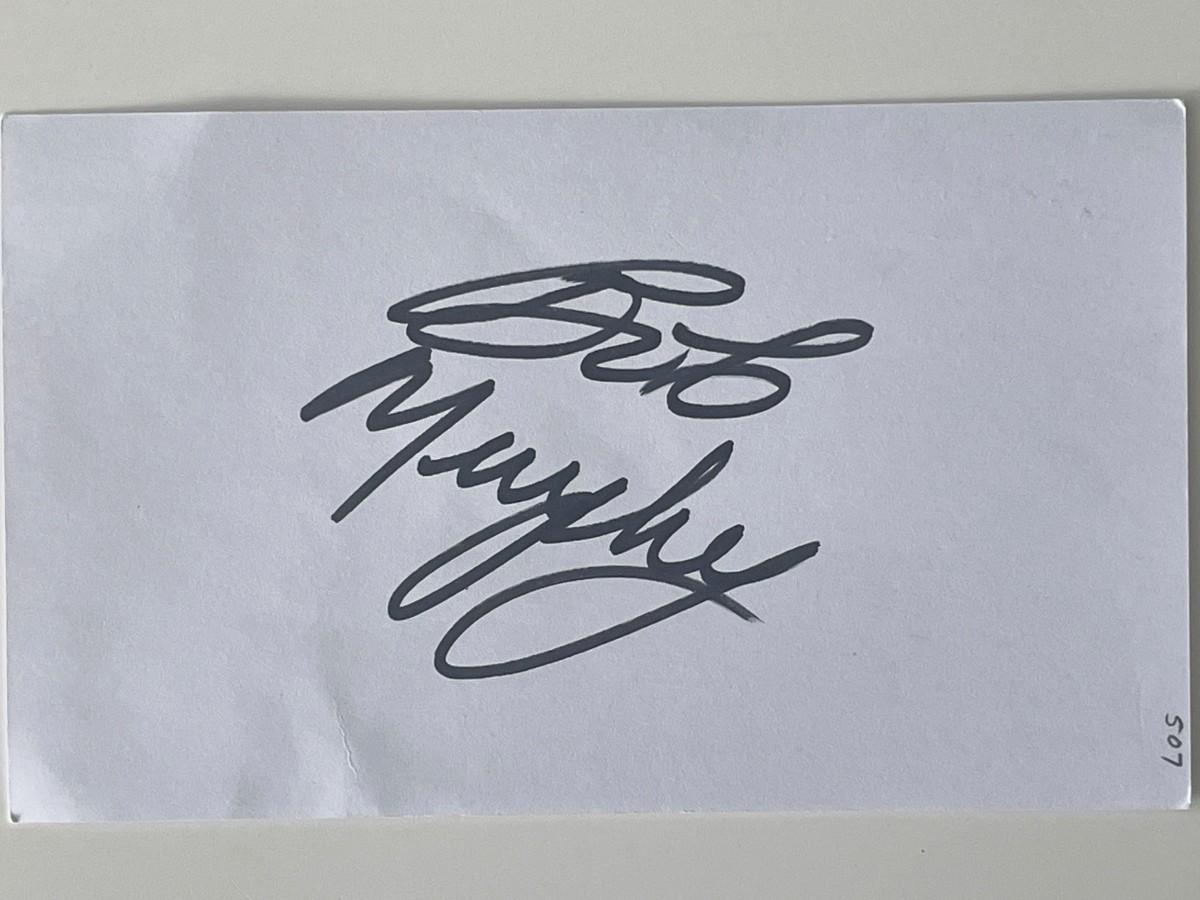 Golfer Bob Murphy autograph note | EstateSales.org