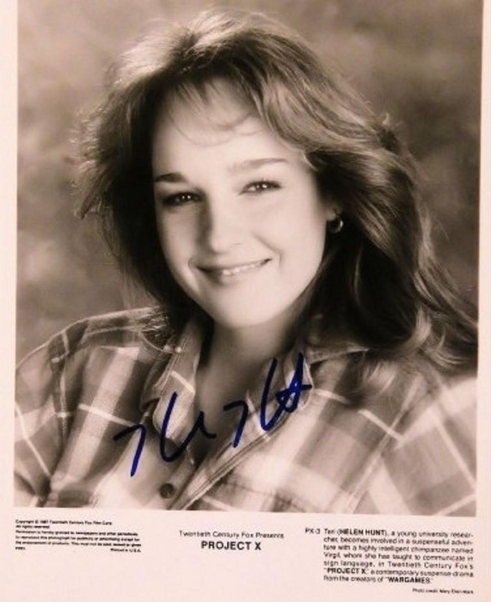 Helen Hunt signed promo photo | EstateSales.org