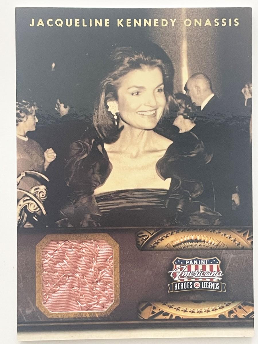 First Lady Jacqueline Kennedy Panini Americana card | EstateSales.org