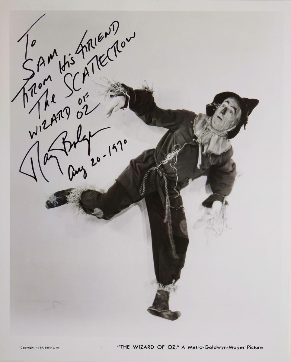 Ray Bolger signed promo photo | EstateSales.org