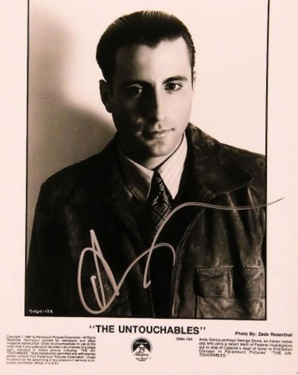 Andy García signed Untouchables promo photo | EstateSales.org