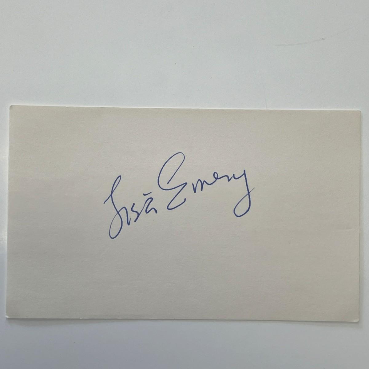 Lisa Emery original signature | EstateSales.org