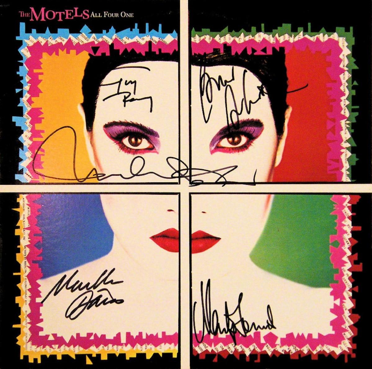 The Motels signed All Four One album | EstateSales.org