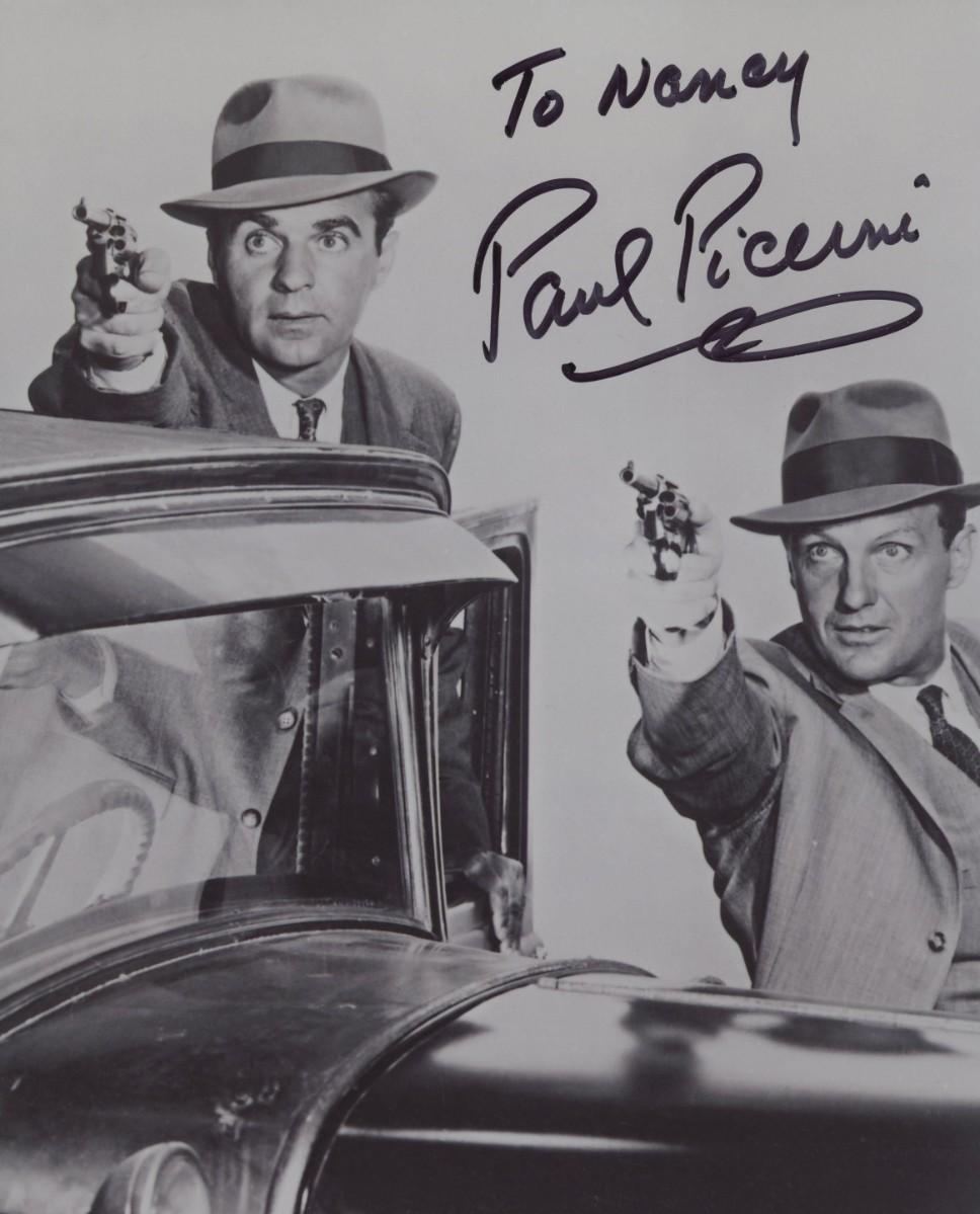 The Untouchables Paul Picerni signed photo | EstateSales.org