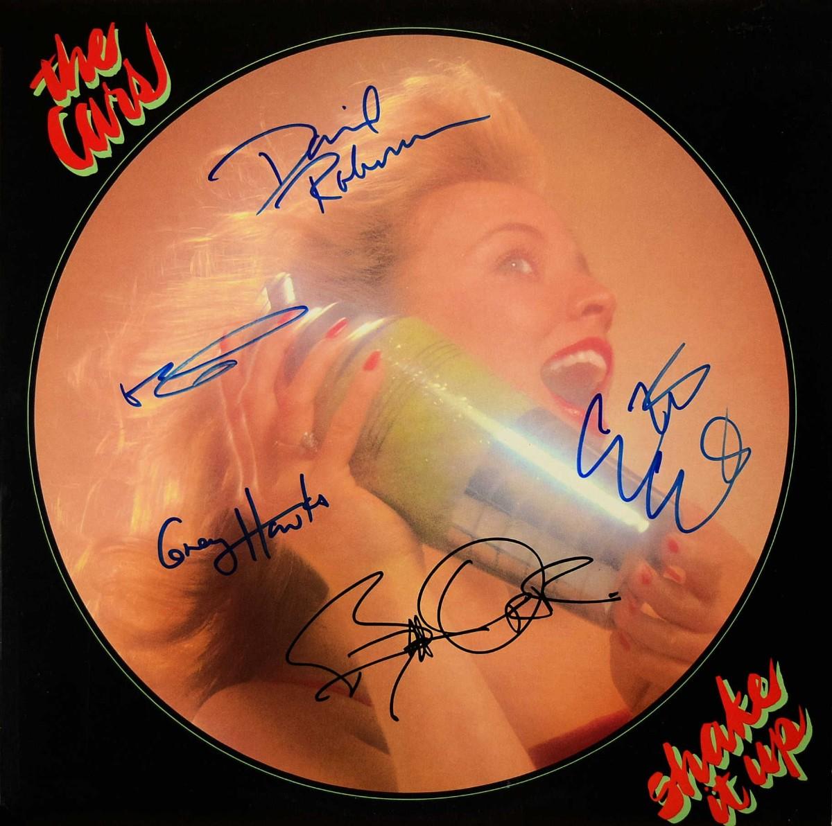 The Cars signed Cars-Shake It Up album | EstateSales.org