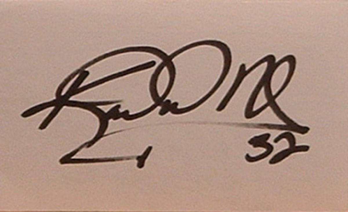 NBA Karl Malone signature slip | EstateSales.org