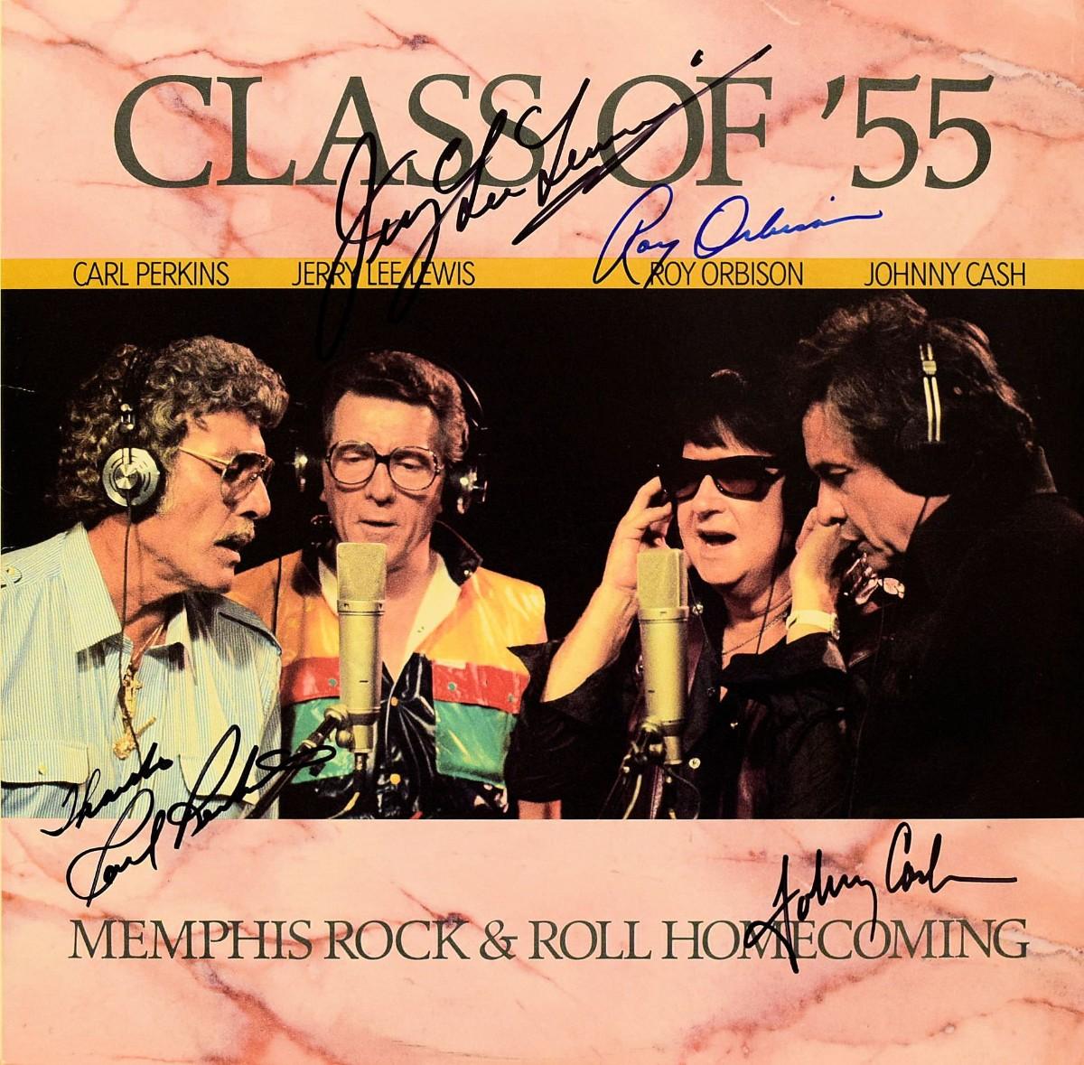 Roy Orbison, Johnny Cash, Jerry Lee Lewis signed album | EstateSales.org