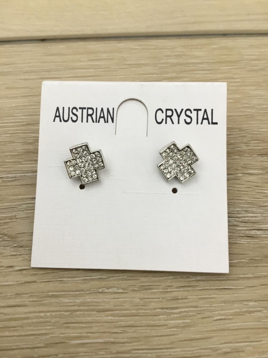 Austrian crystal stud earrings | EstateSales.org