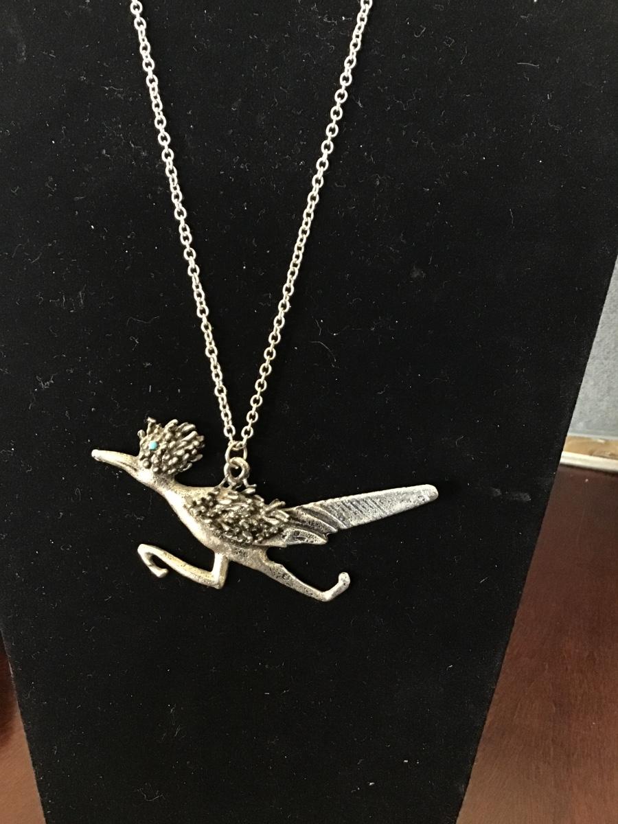 Roadrunner Necklace with Chain | EstateSales.org